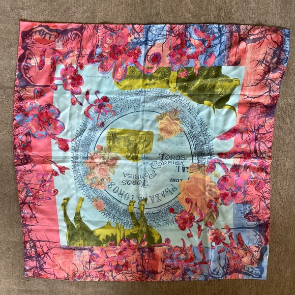 Christian Lacroix | Accessories | Christian Lacroix Scarf Toros Corrida ...